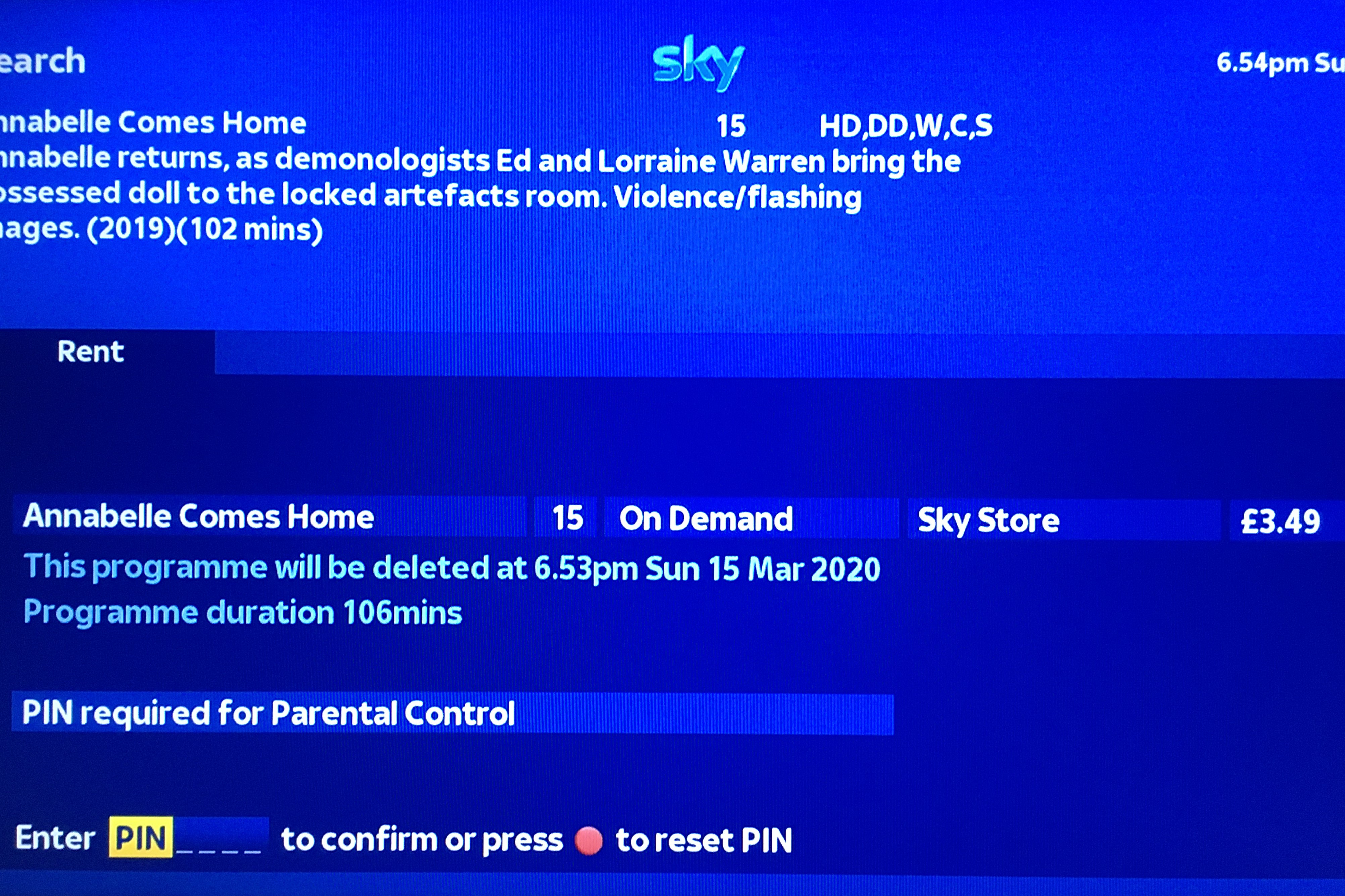 Sky rentals more than advertised - Sky Community