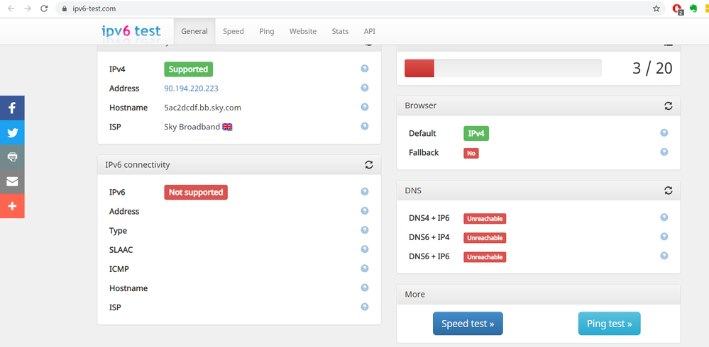 Sky Q hub, IPv6 not working? - Page 2 - Sky Community