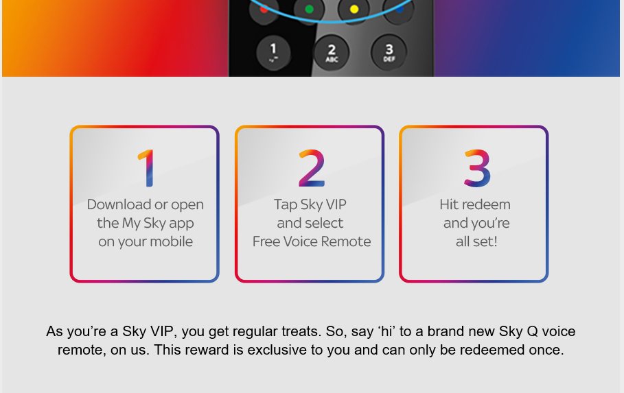 Free sky Q voice remote - Page 11 - Sky Community