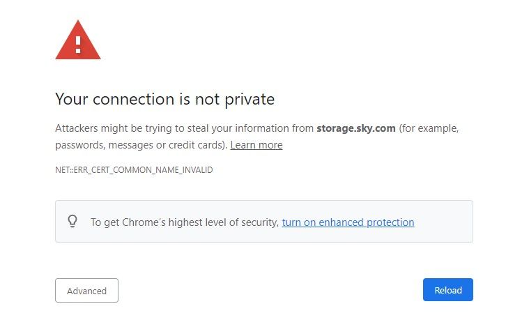 Answered: Re: Security error message accessing Sky help arti... | Sky ...
