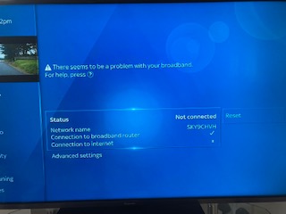 Answered: Problem with SkyQ box loosing connection to router... | Sky ...