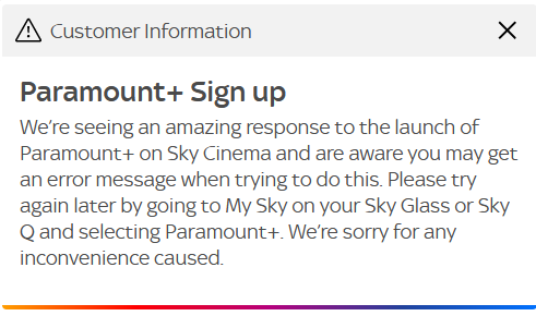 Answered: Paramount + glitch - Page 12 | Sky Community