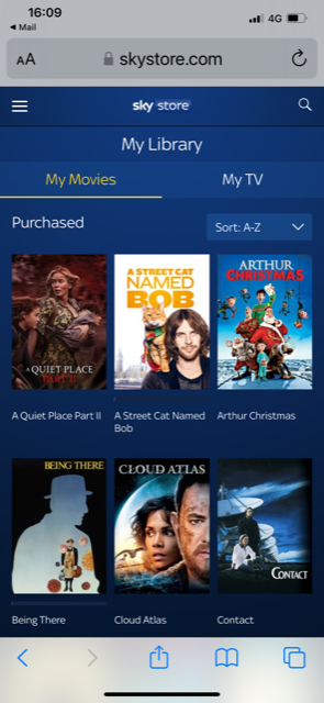 Answered: Rearranging the order of purchases on sky store ap... | Sky ...