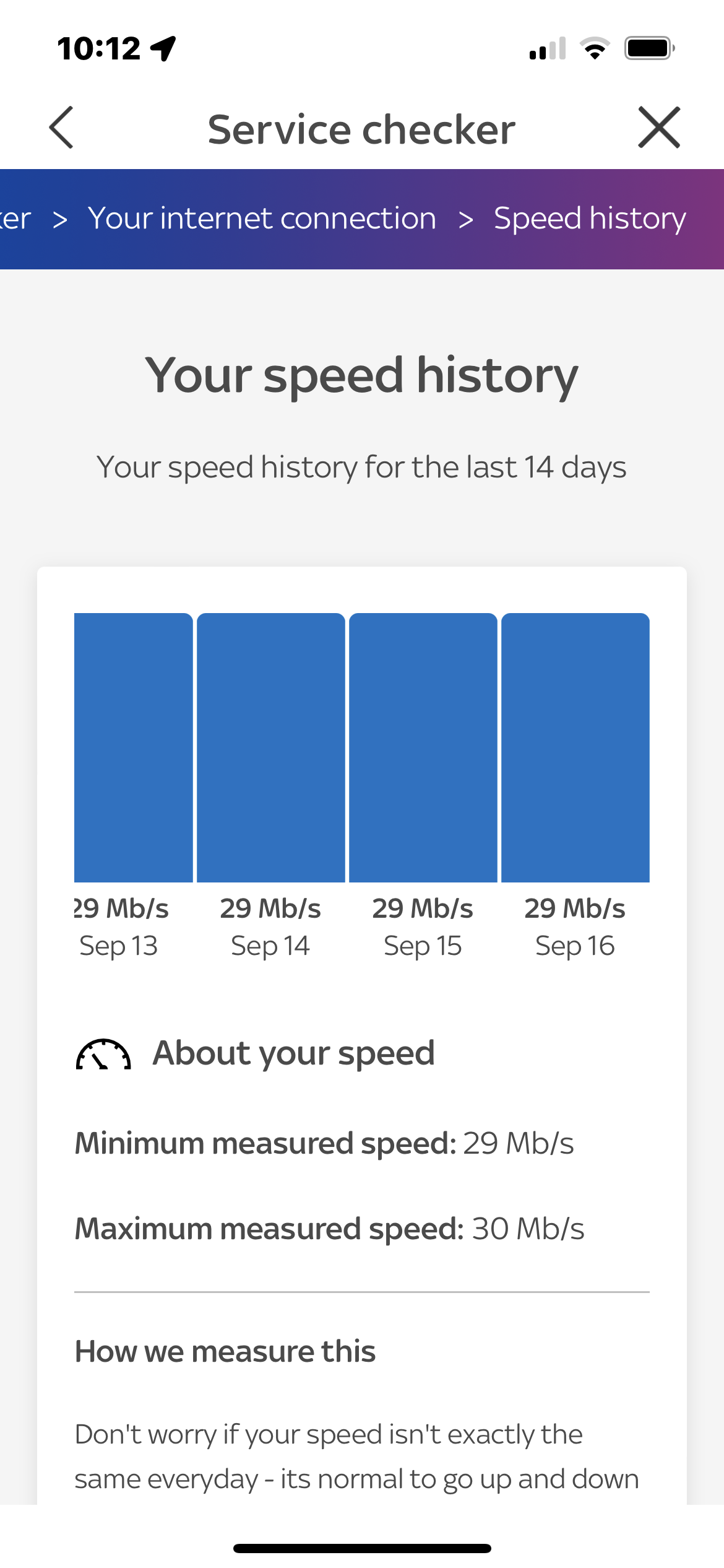 Answered: Broadband Speed Below Minimum Guaranteed Speed | Sky Community