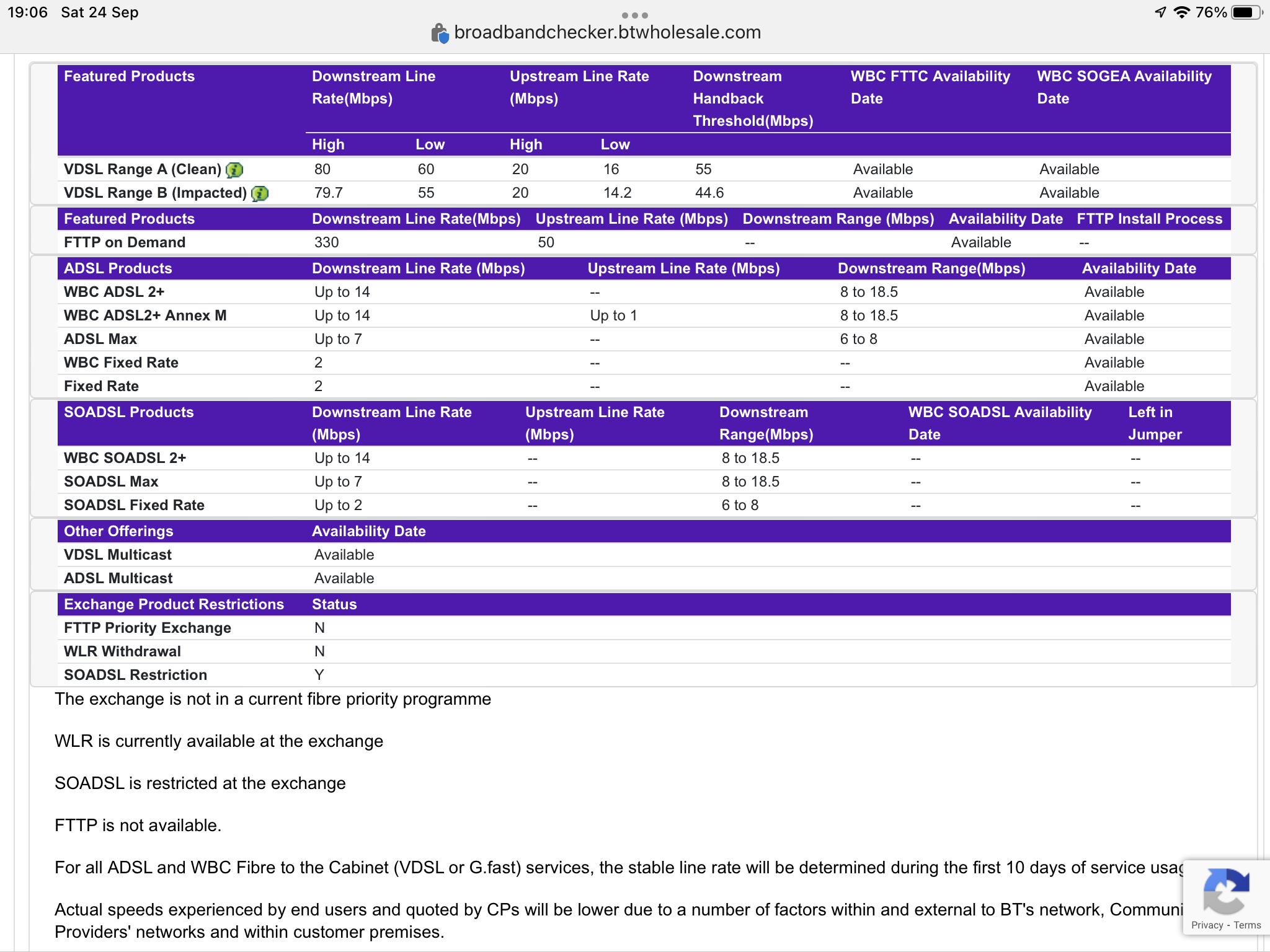 Broadband speeds | Sky Community