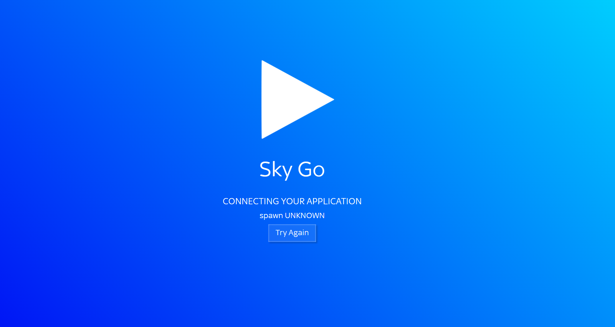 SkyGo Spawn error on windows 10 | Sky Community