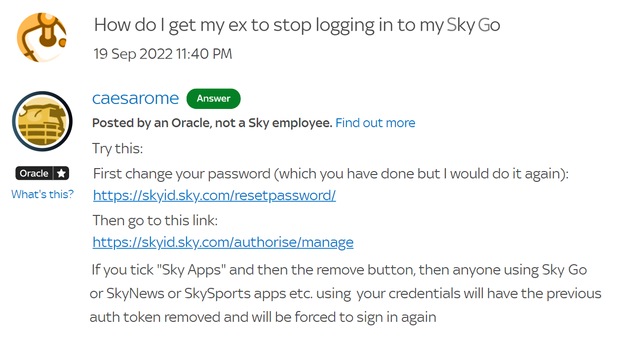 How to use Sky Community to your advantage