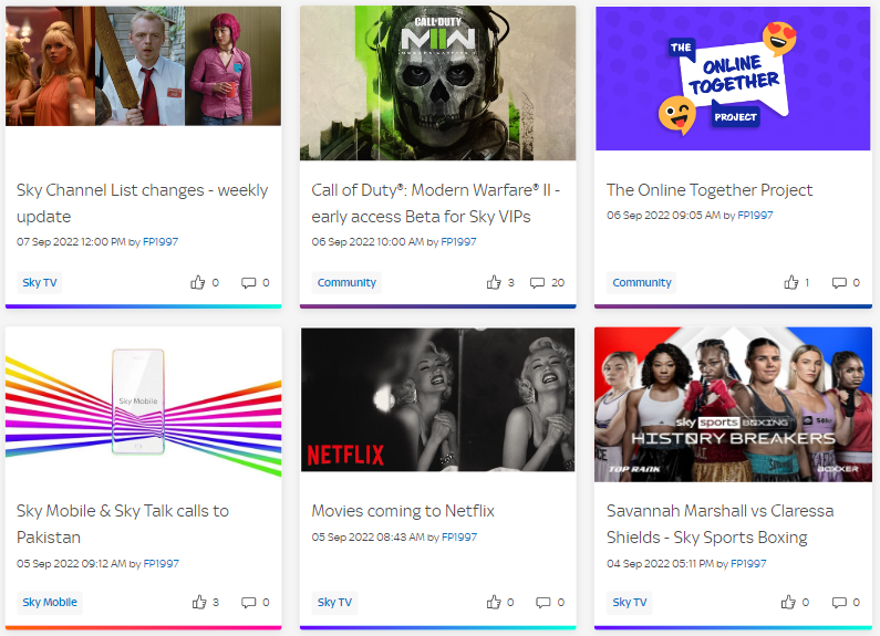 How to use Sky Community to your advantage