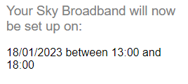 Broadband activation | Sky Community