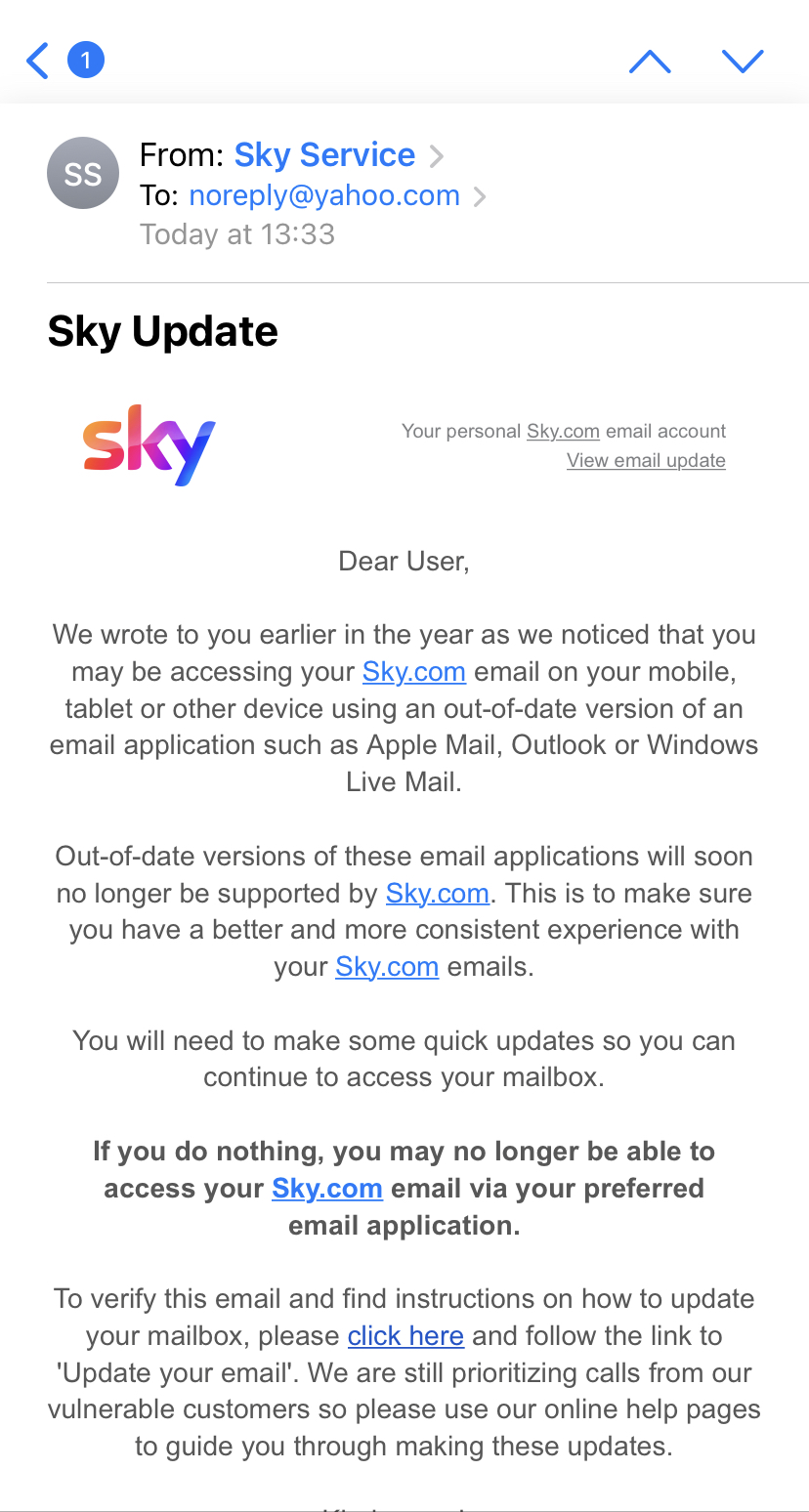 Is this fake | Sky Community