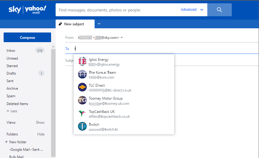 Adding a new contact | Sky Community