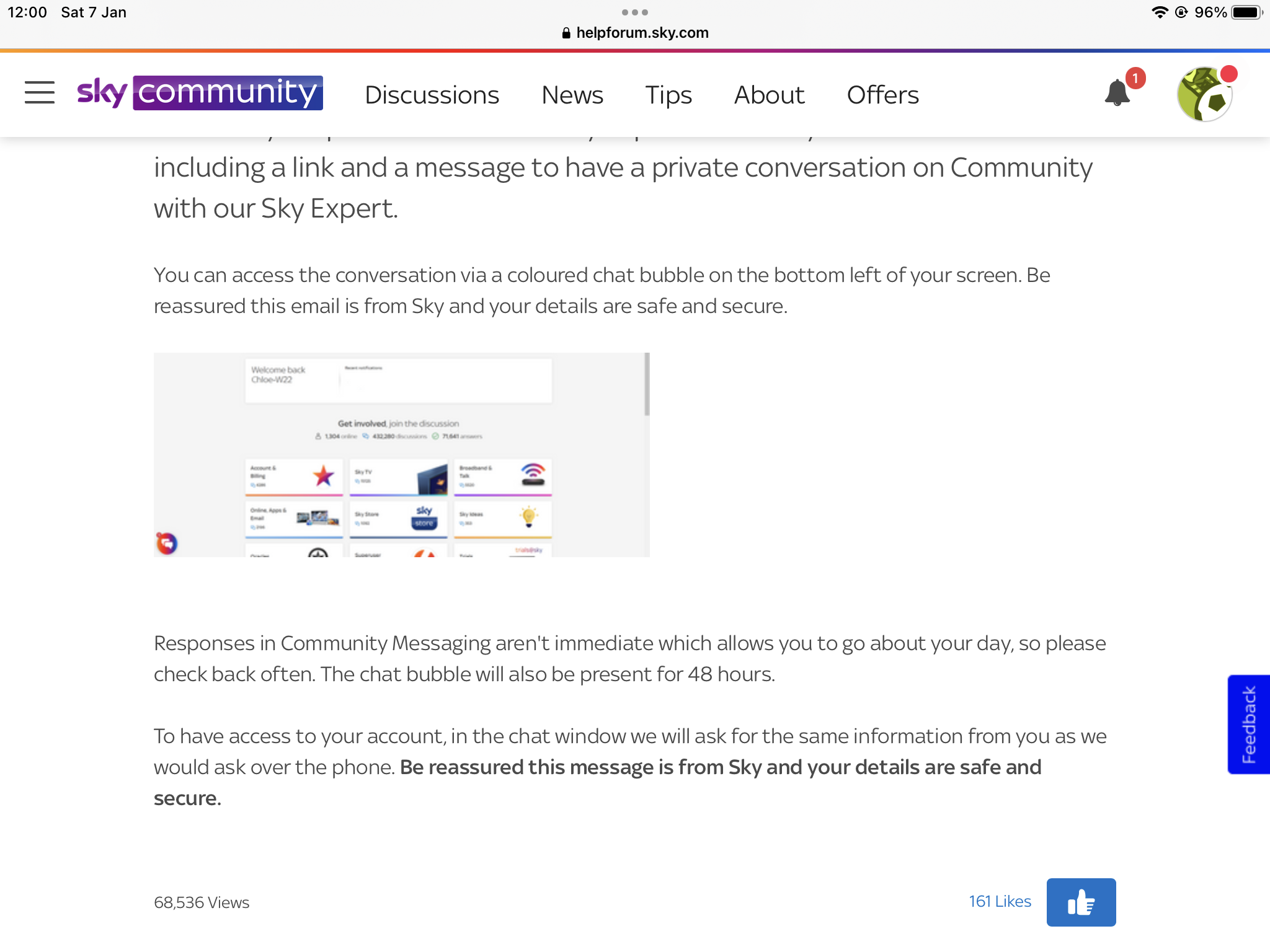 Answered: return Q box | Sky Community