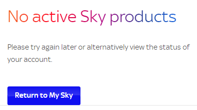 Cant get into Mysky app, to sign CCA for glass via... | Sky Community