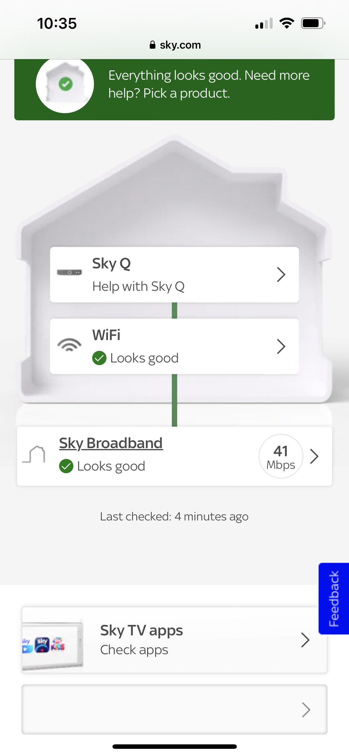 Broadband but no internet | Sky Community