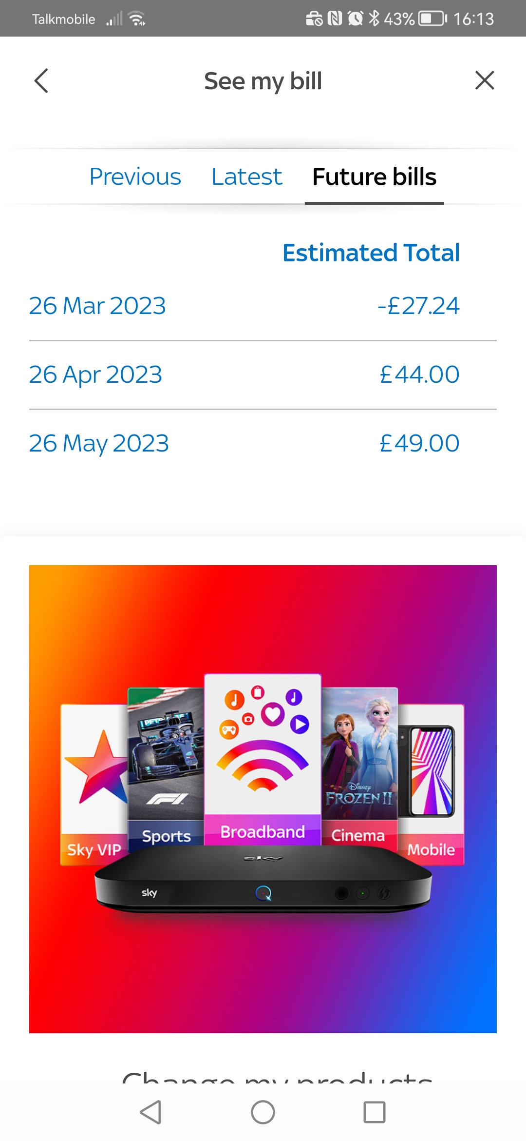 Re: Account in credit after leaving sky | Sky Community