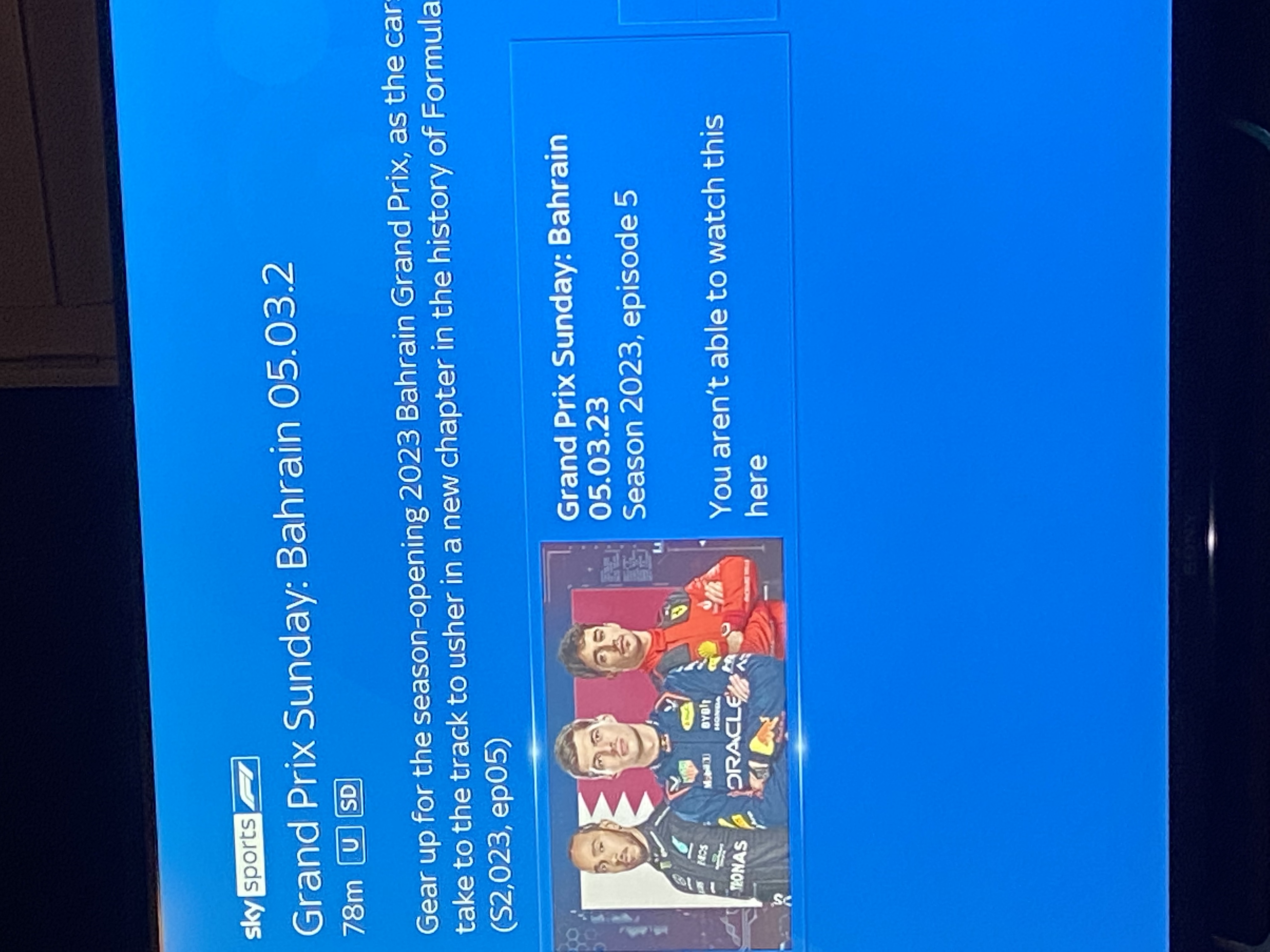 Unable To Watch This Here Sky Community