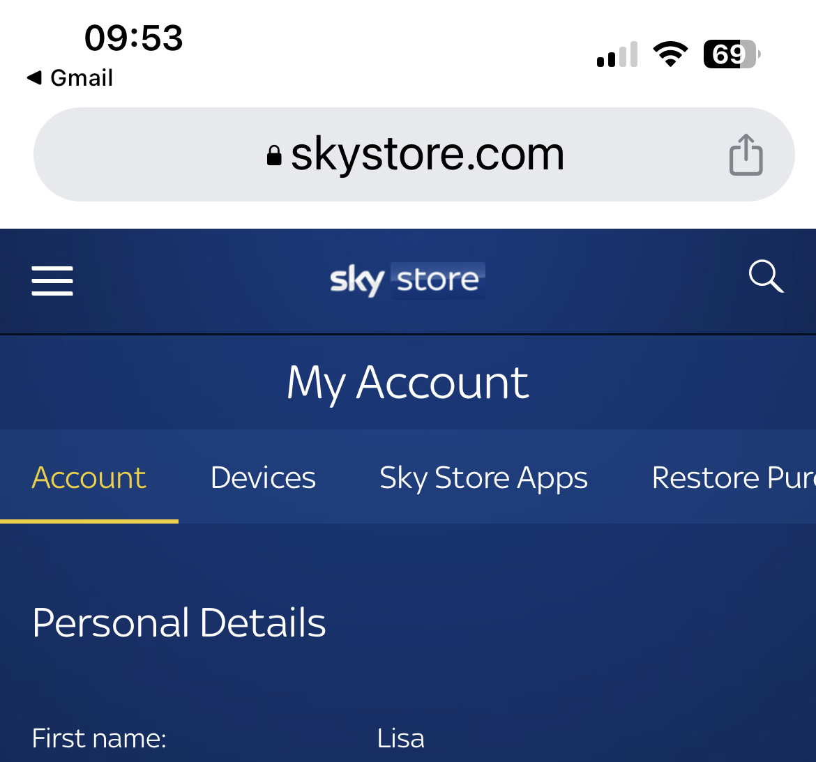 Sky store credit | Sky Community