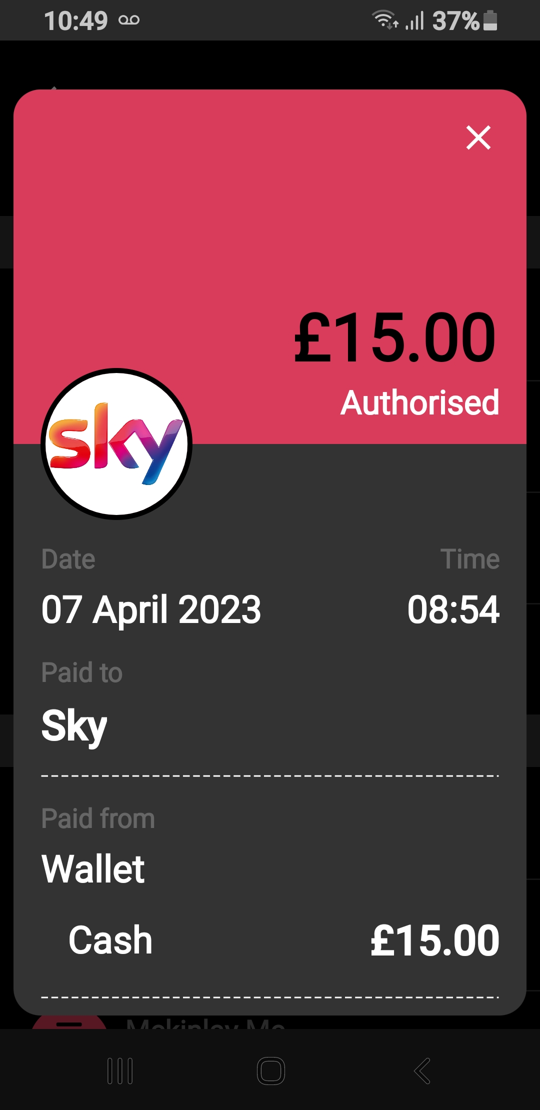 In credit with broadband account | Sky Community