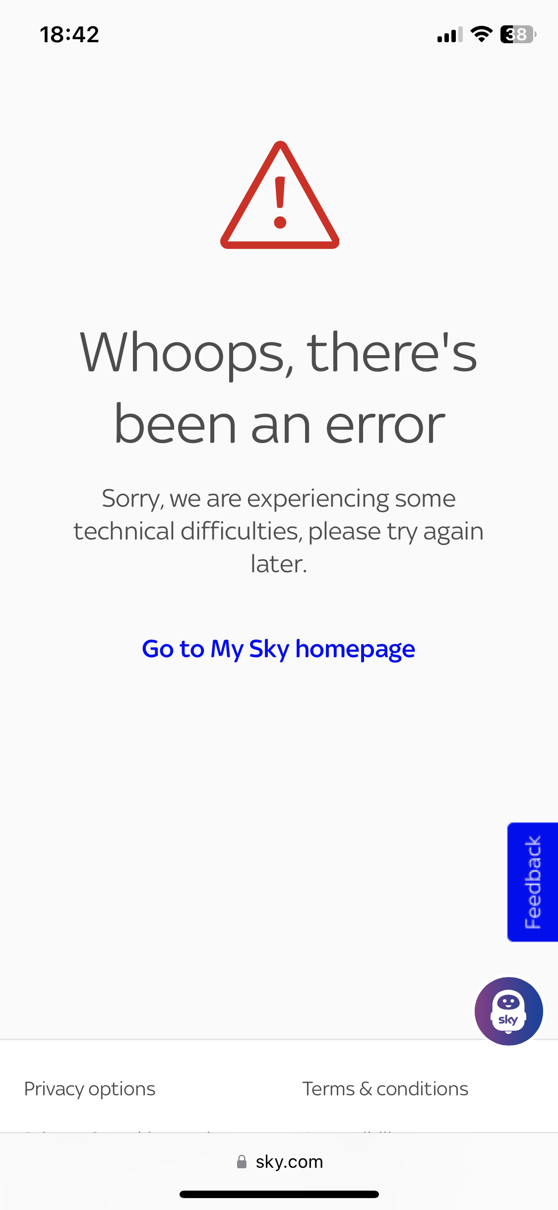 Answered: Cannot link Sky ID with mobile account - Page 2 | Sky Community