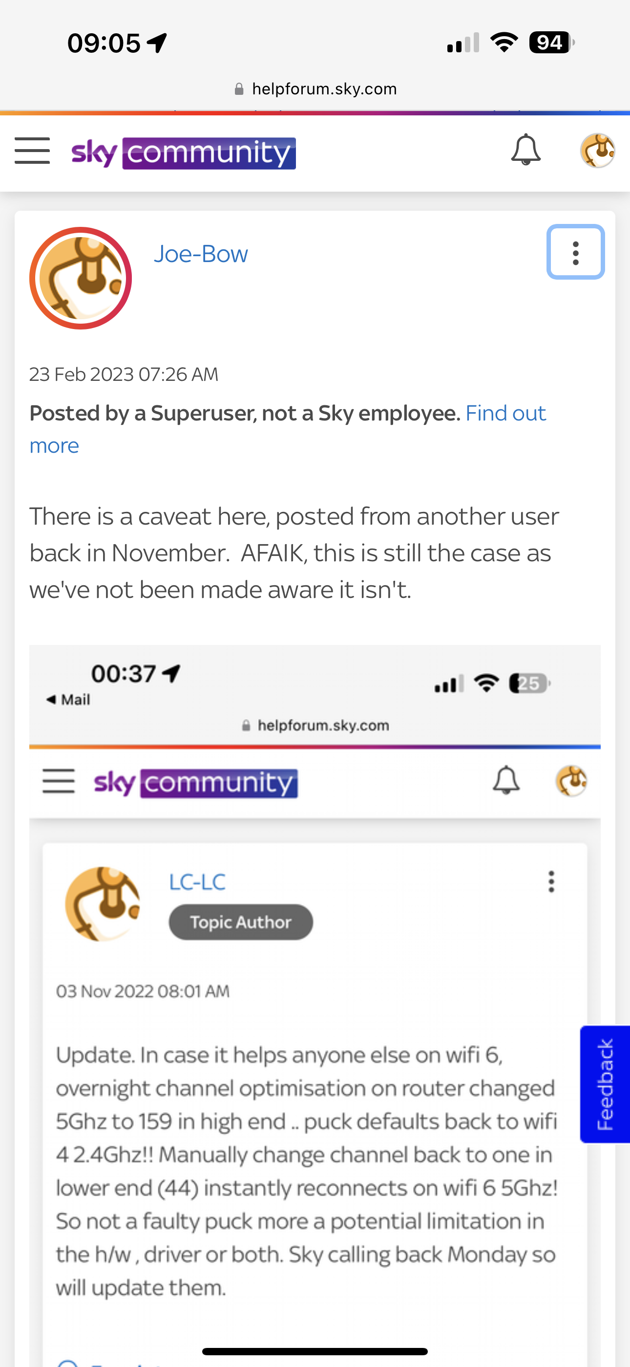Got Sky glass 3 days ago problems | Sky Community