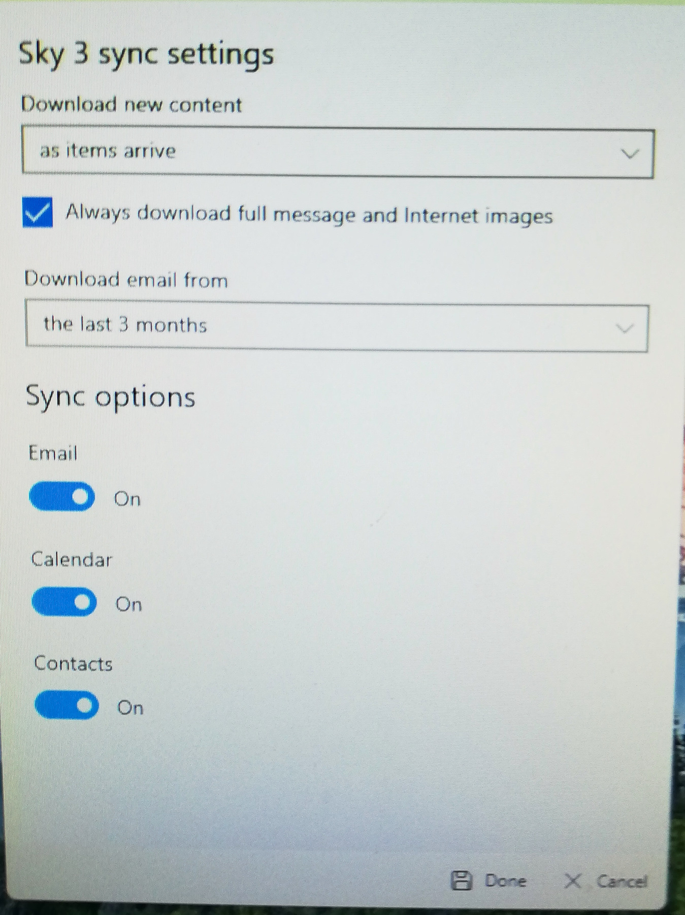 Answered: Sky emails not syncing to Mail and Calendar | Sky Community