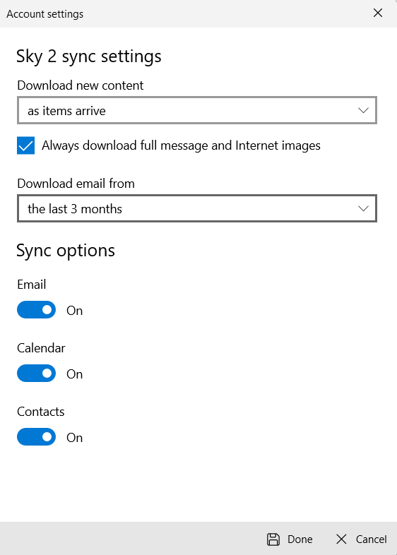 Answered: Sky emails not syncing to Mail and Calendar | Sky Community
