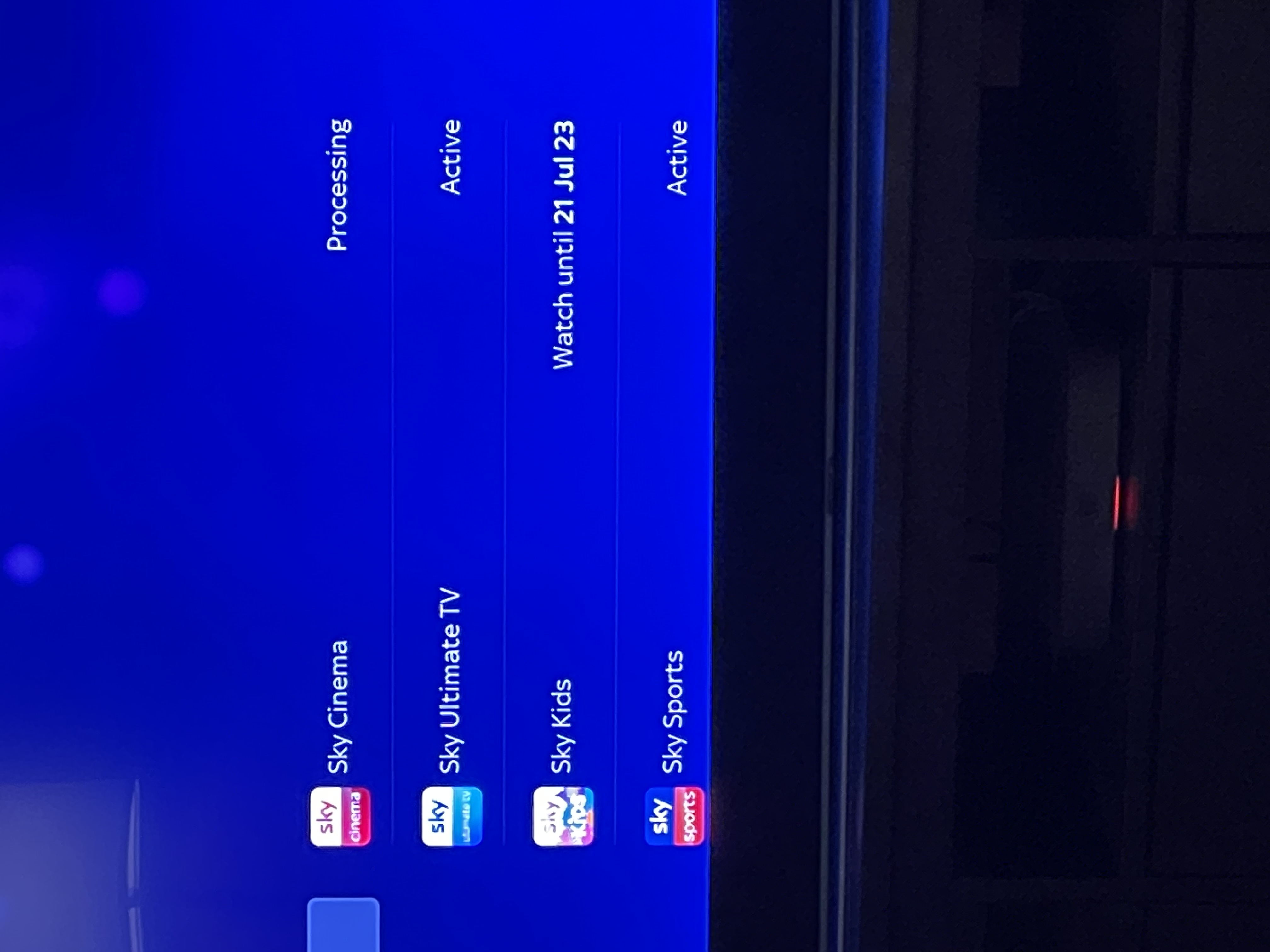 Answered: 1 week on - failed 18 month sky cinema and sky spo... | Sky ...