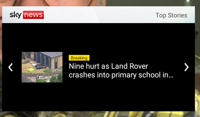 Sky News App - can you customise widget? | Sky Community