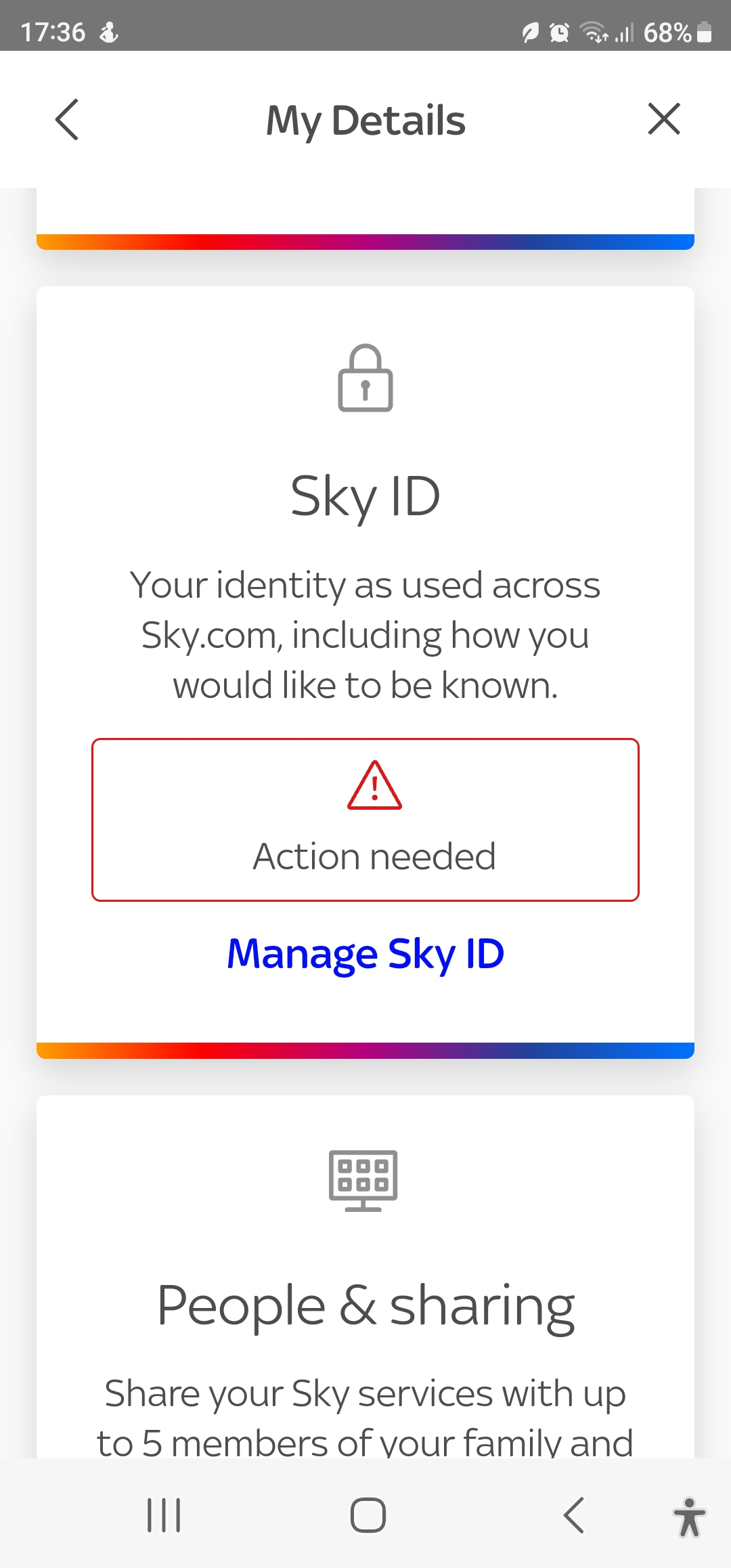 User guide on how to unlink an email from your old Sky account