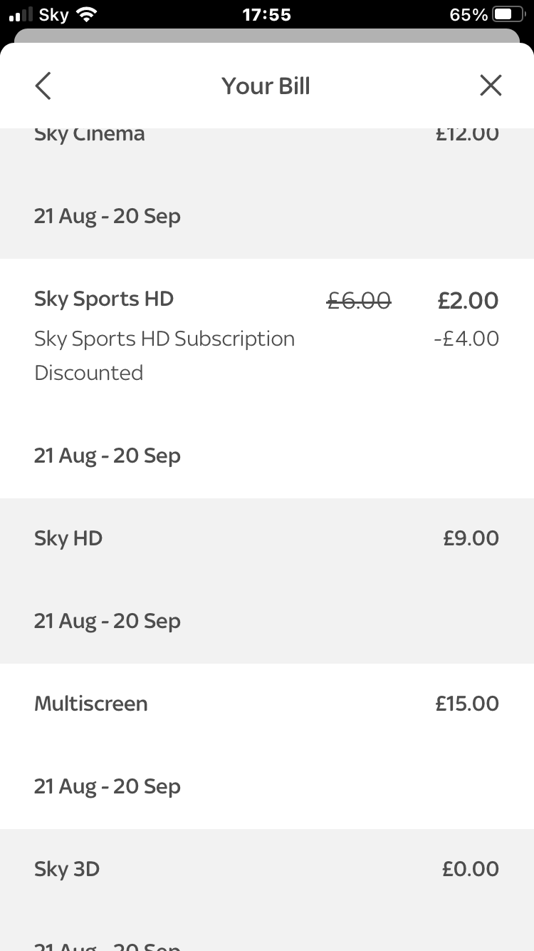Paying for HD on channels then paying again for sk... | Sky Community
