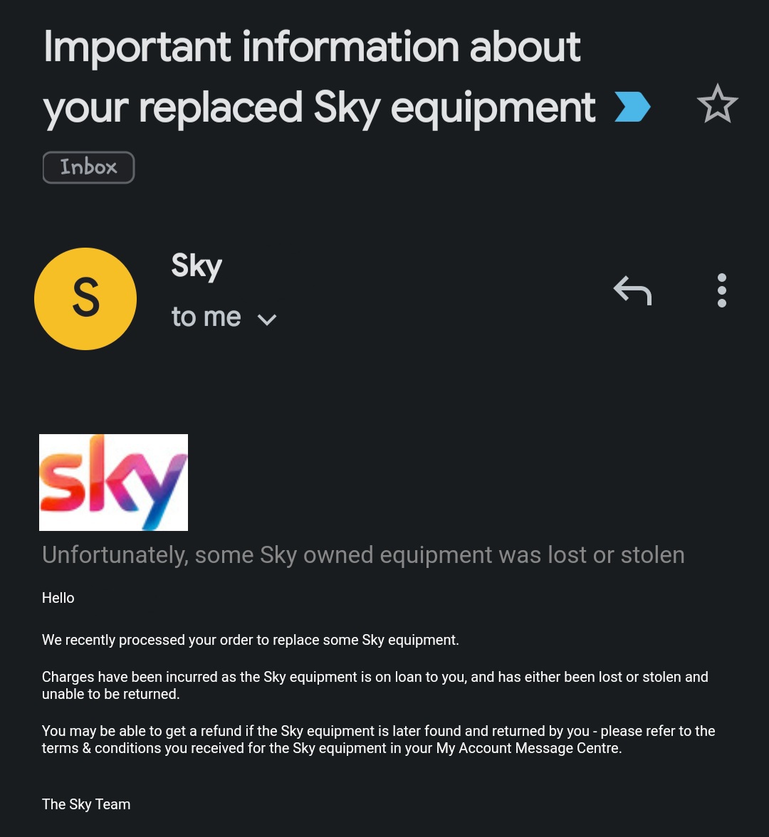 Sky Hub missing | Sky Community