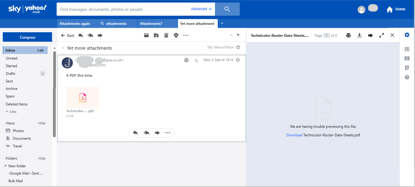 Email preview of attachments are having trouble op... - Page 2 | Sky ...