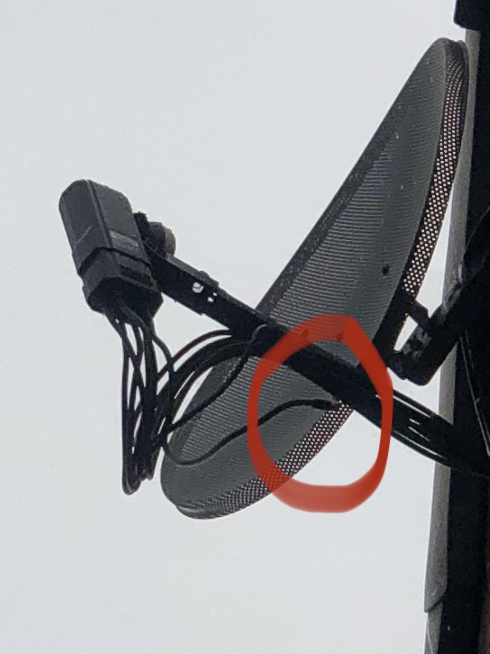 Cable Hanging Down from LNB | Sky Community