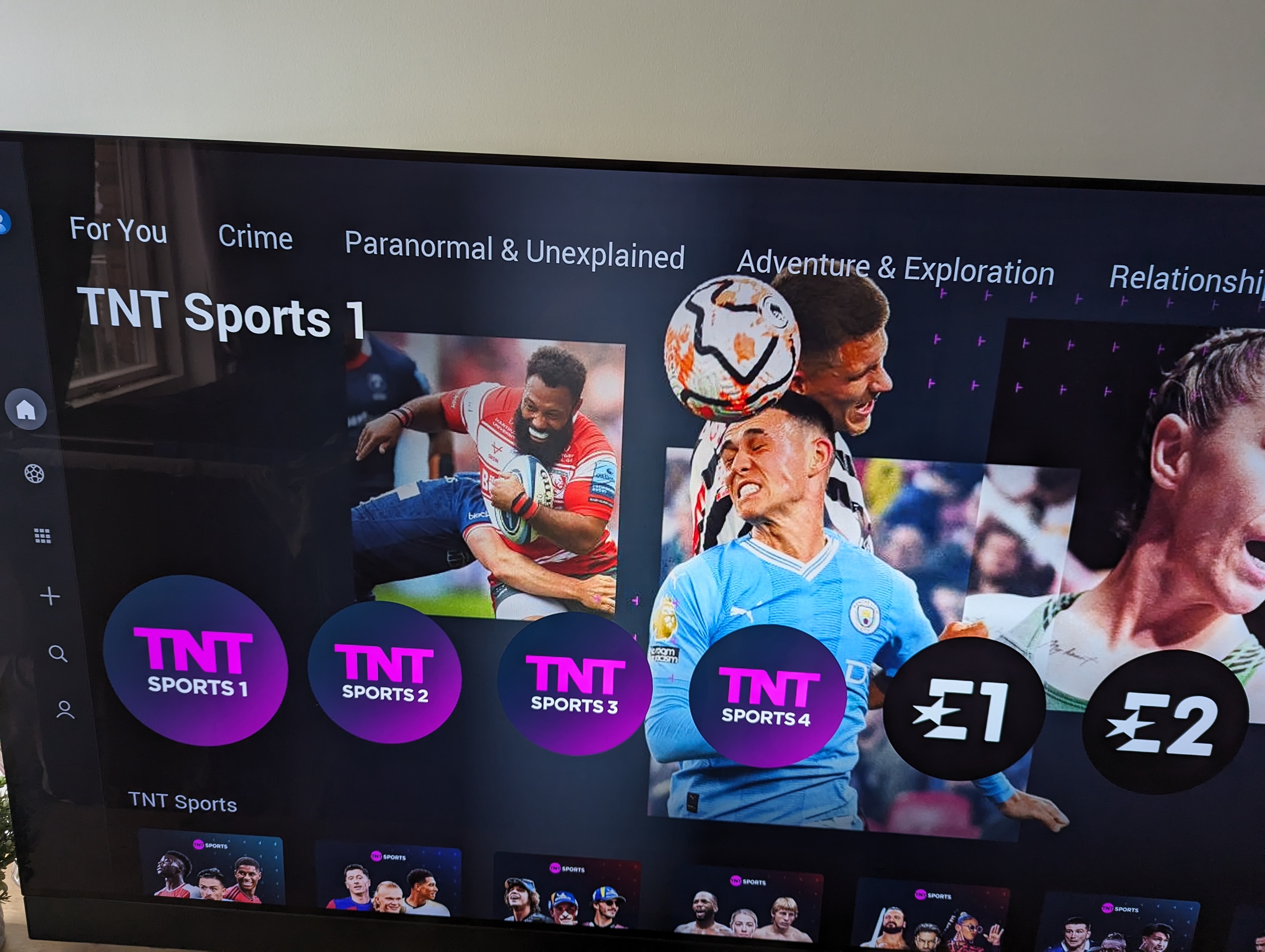 Answered: TNT Sport not showing on Discovery Plus App - Page 28 | Sky ...