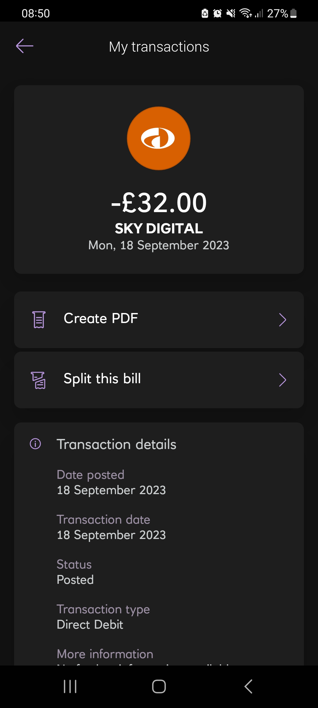 Answered: Sky taken payment when bill says paid. | Sky Community