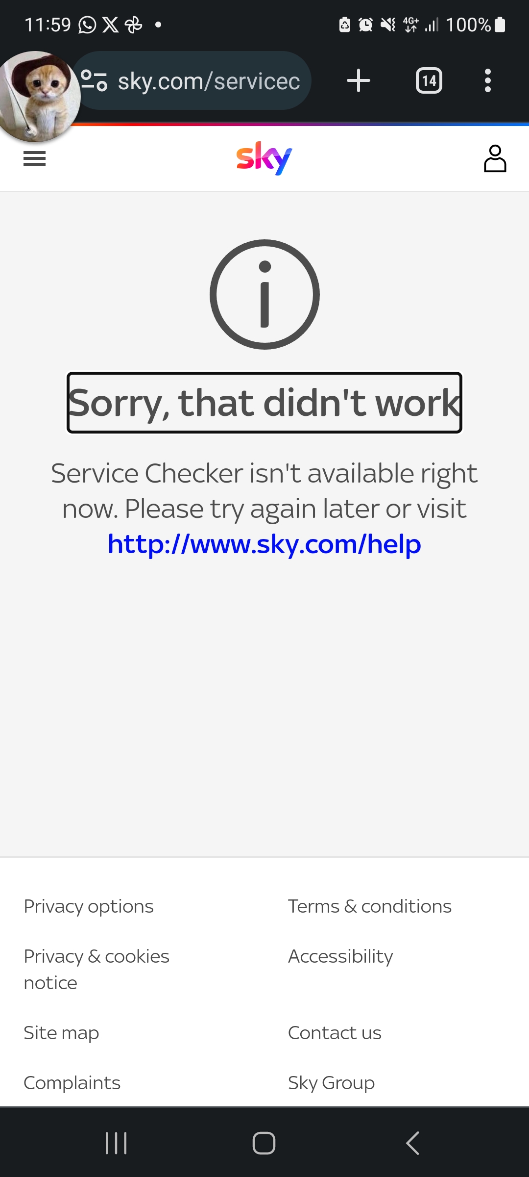 Answered: Broadband Issues in Lancashire area 18th September... | Sky ...