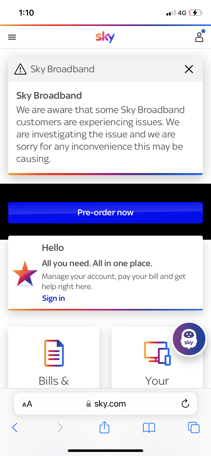 Answered: Broadband Problems 19/9 - Page 37 | Sky Community