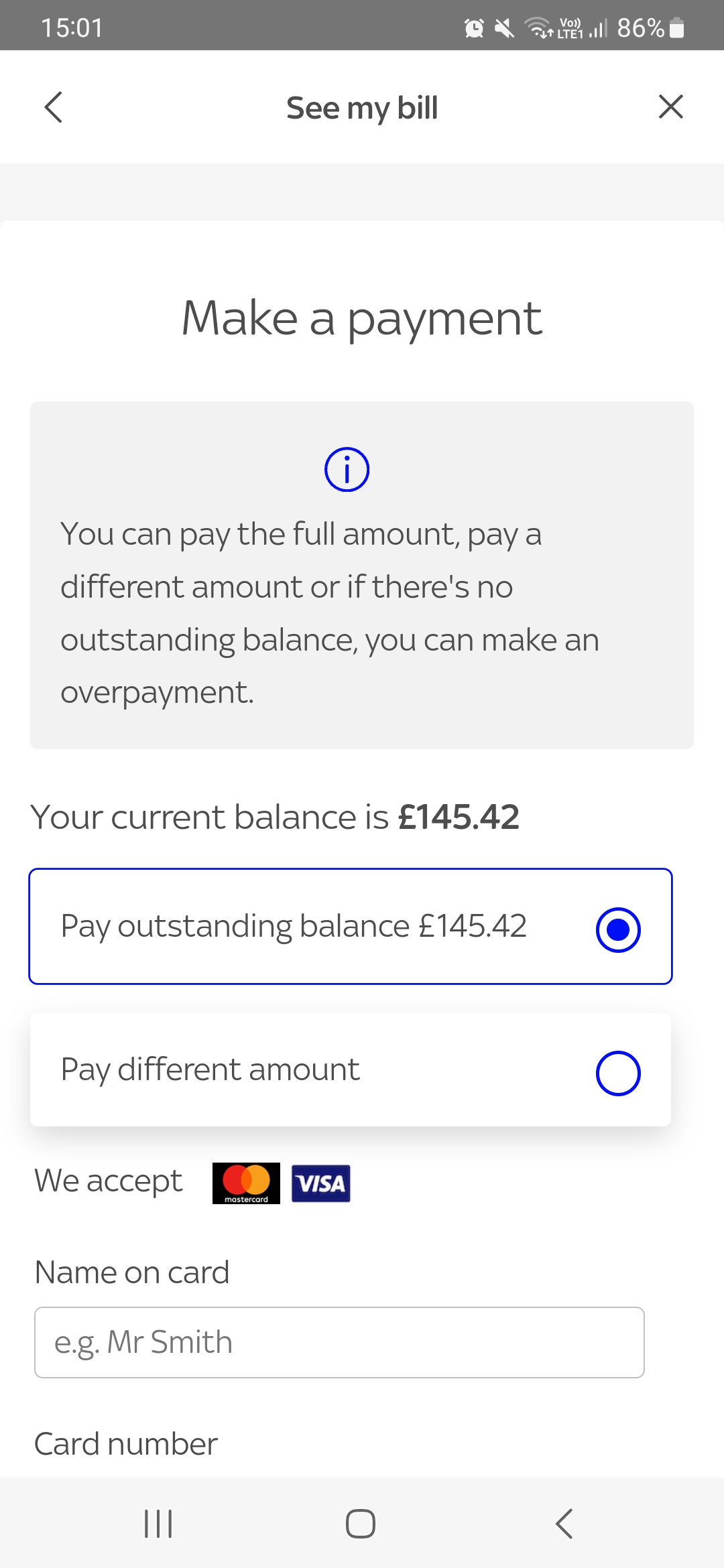 Late payment | Sky Community