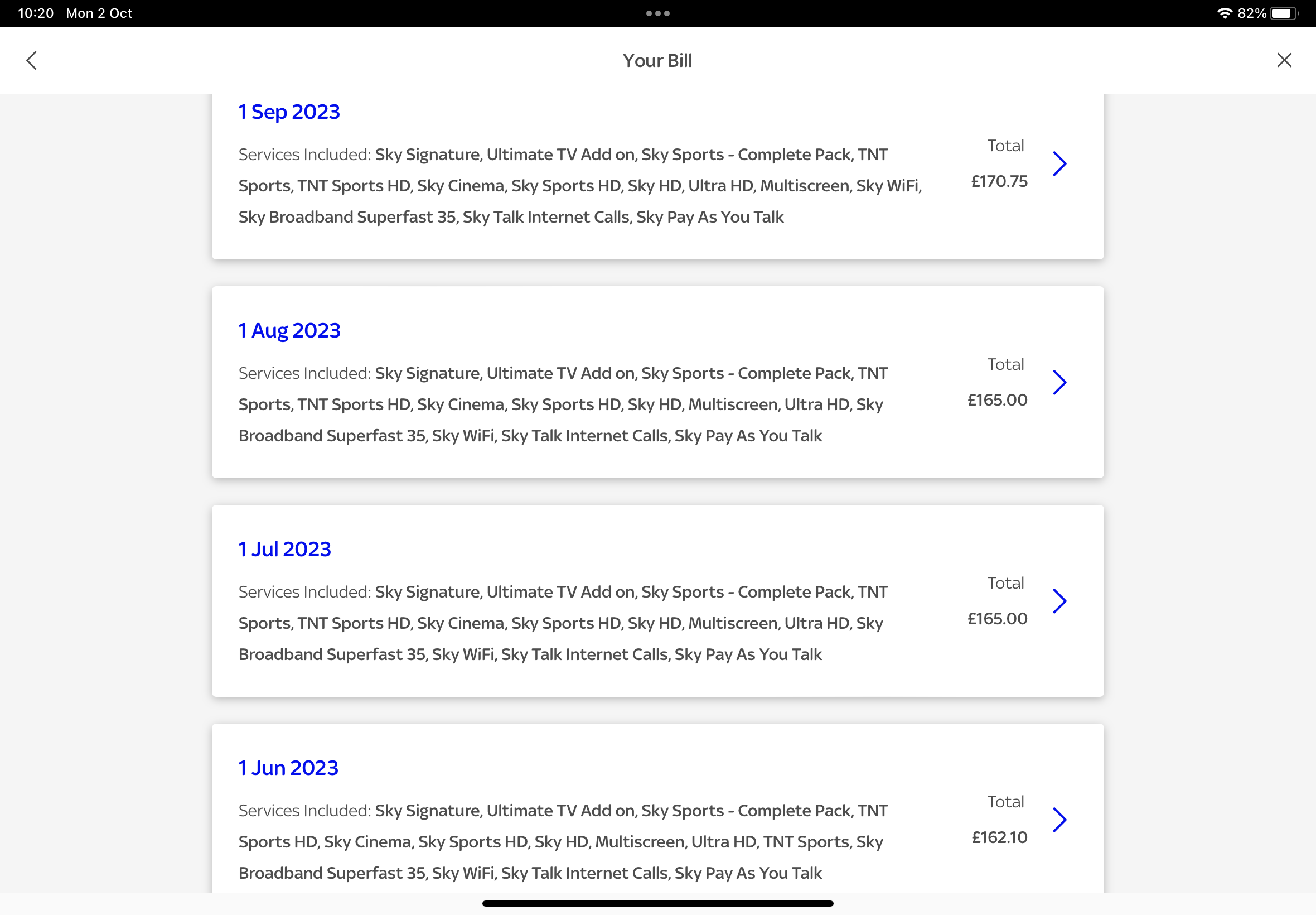 Bill increasing every single month - Page 2 | Sky Community