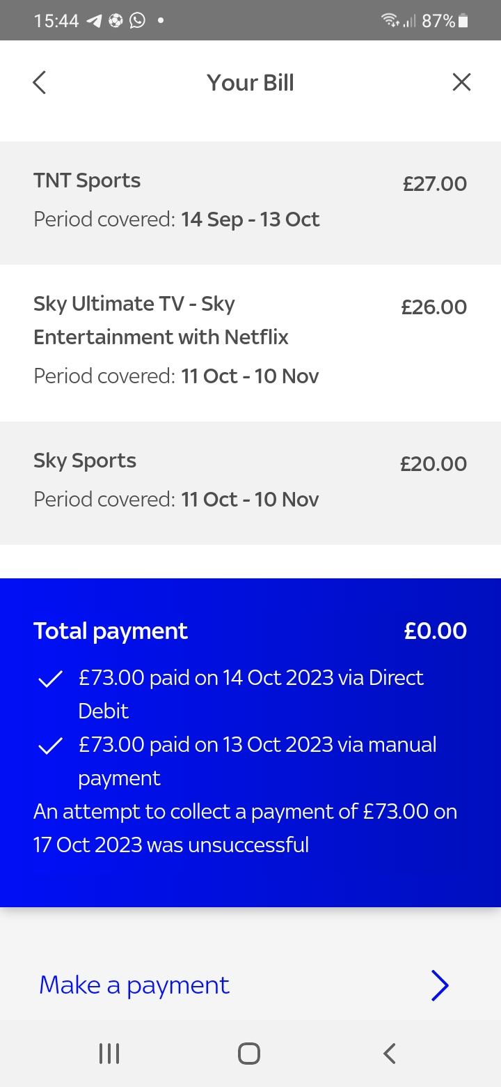 Answered: My bill - Page 2 | Sky Community