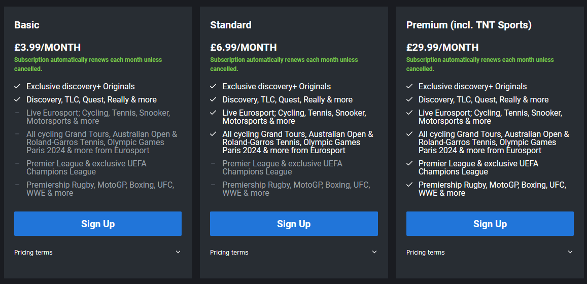 Discovery + | Sky Community