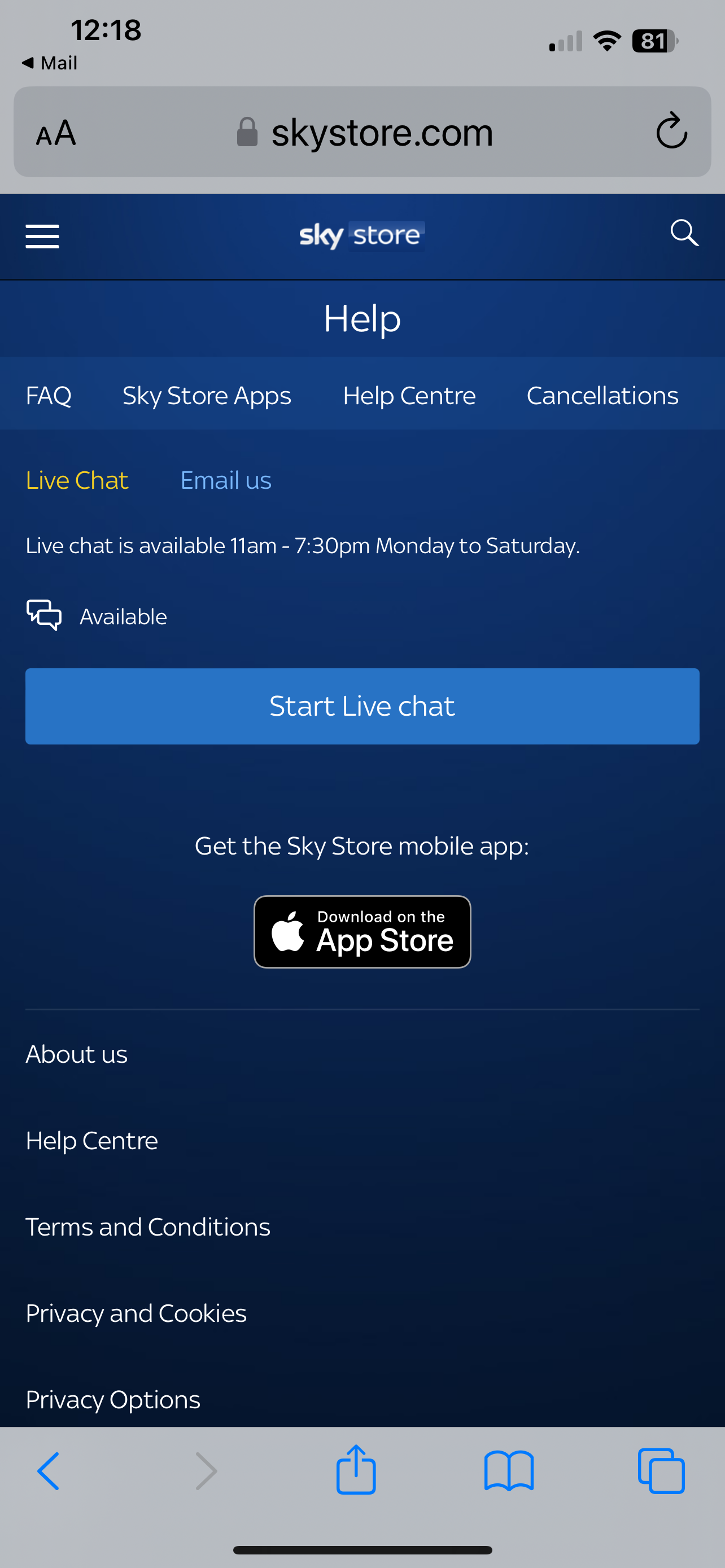 Sky VIP Store Offer - Nov 23 | Sky Community
