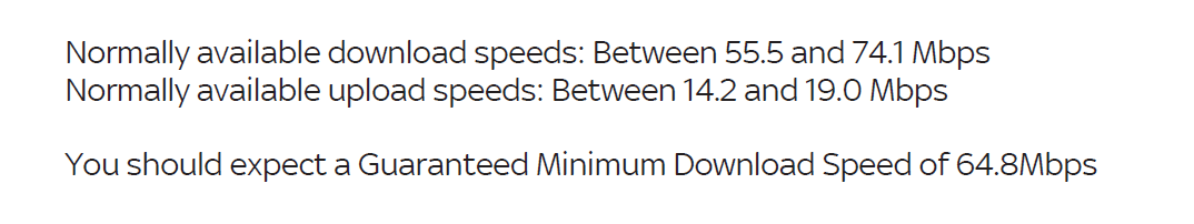 Sky Broadband Renewal - guarantee speed | Sky Community