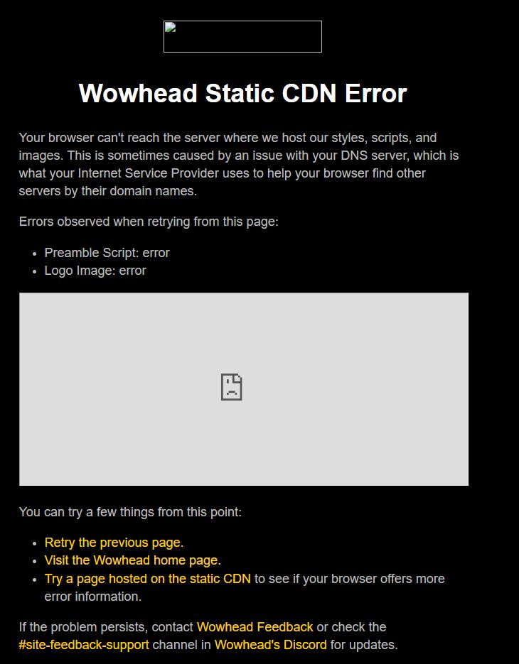 Answered: Static CDN Error | Sky Community