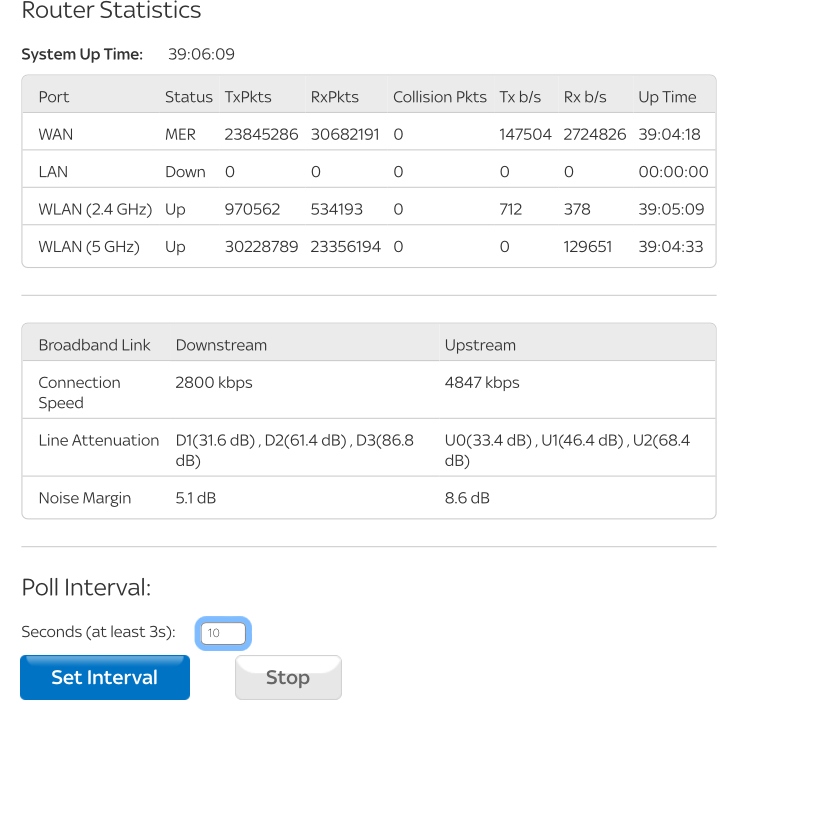 Re: loss of broadband speed | Sky Community
