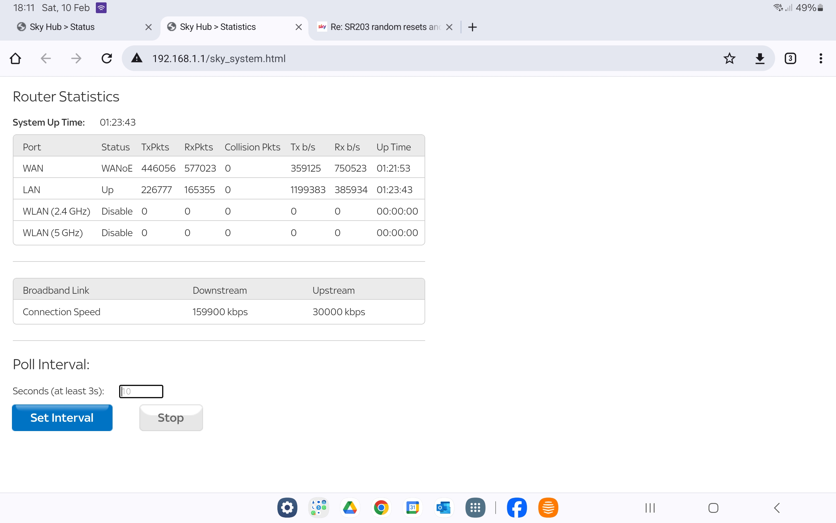 SR203 random resets and lots of UNKNOWN devices | Sky Community