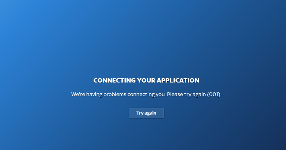 "Connecting Your Application" We're having problem... | Sky Community