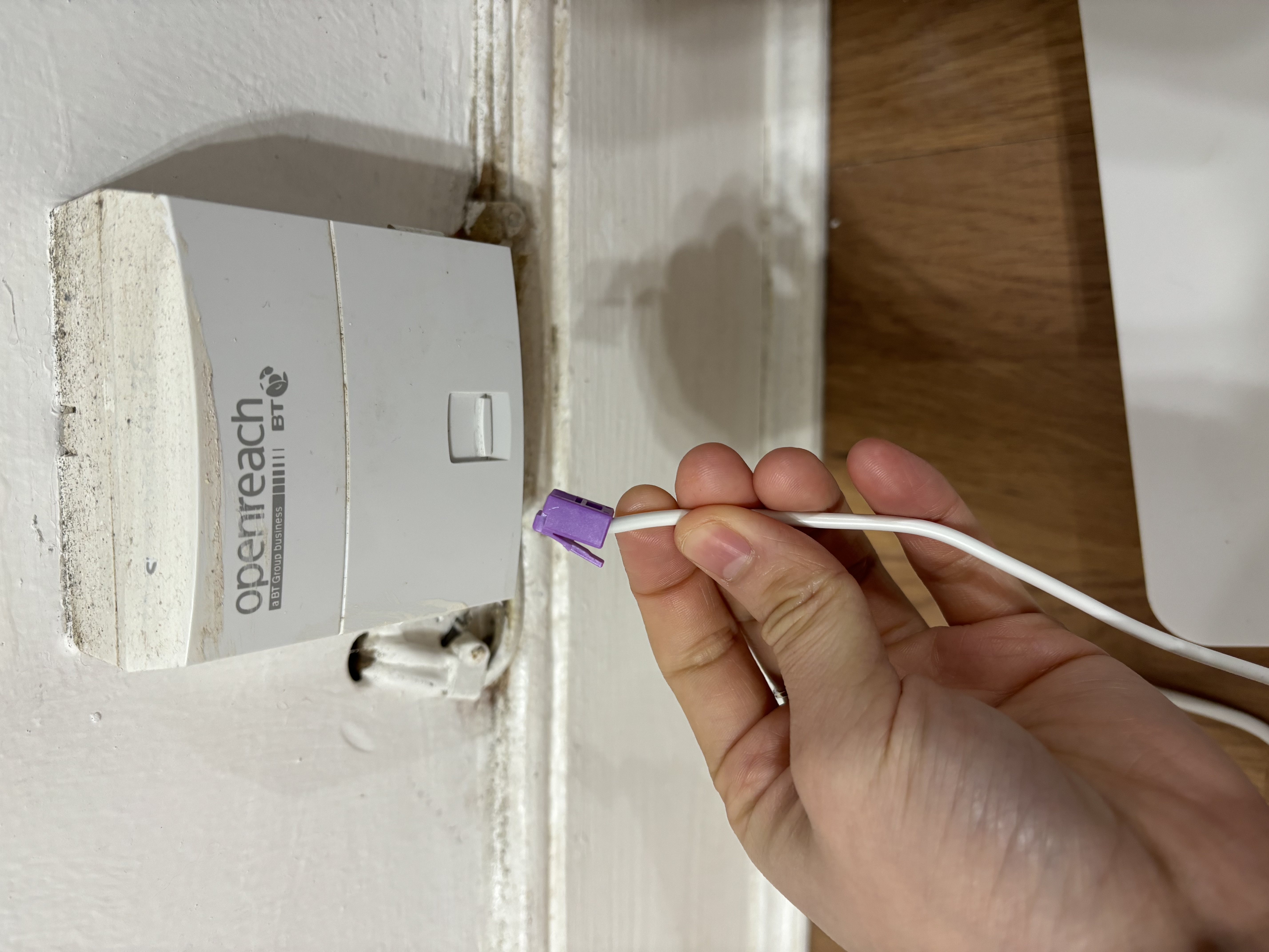 Answered: The connecter does not fit the wall socket | Sky Community