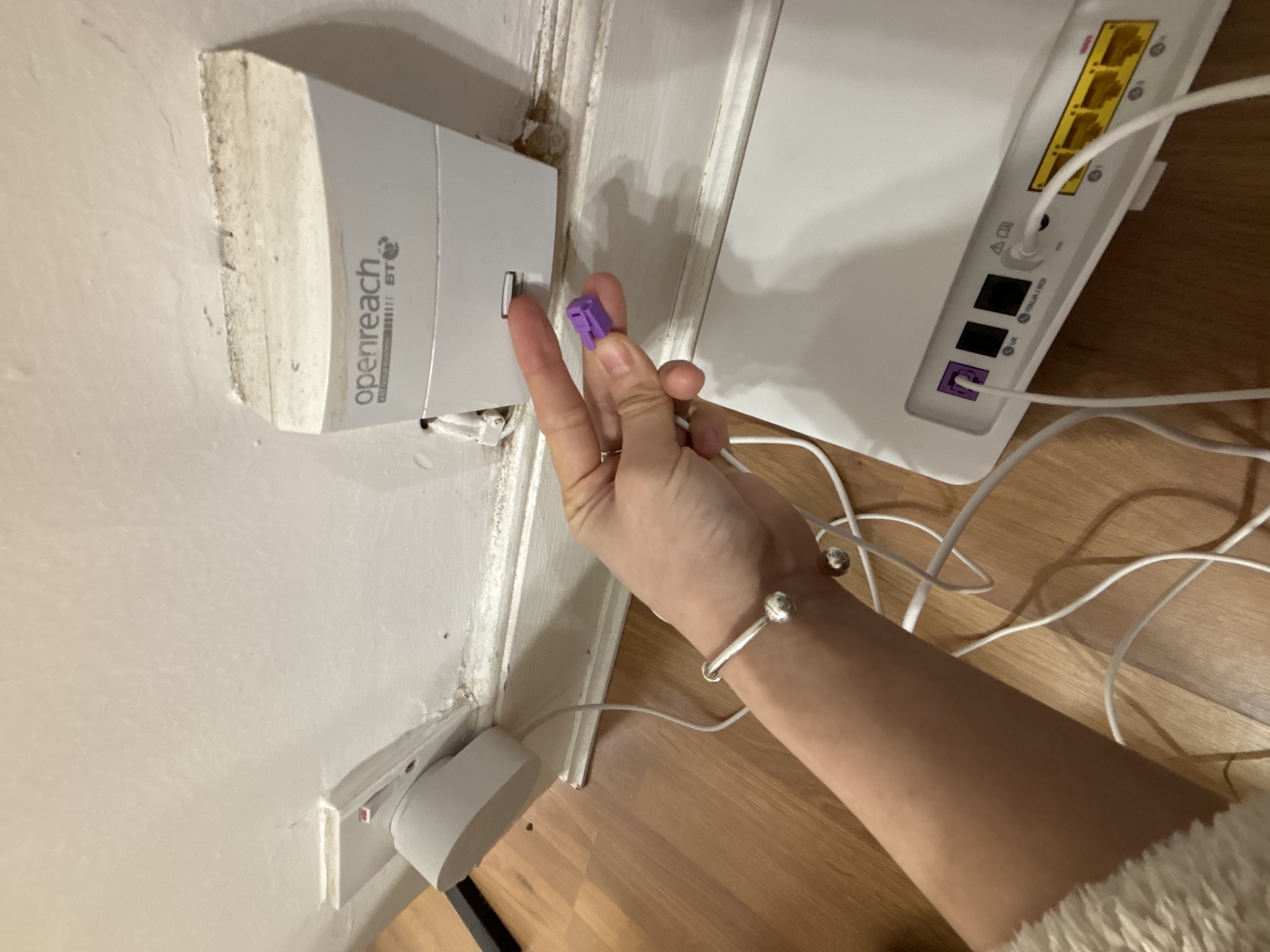 Answered: The connecter does not fit the wall socket | Sky Community