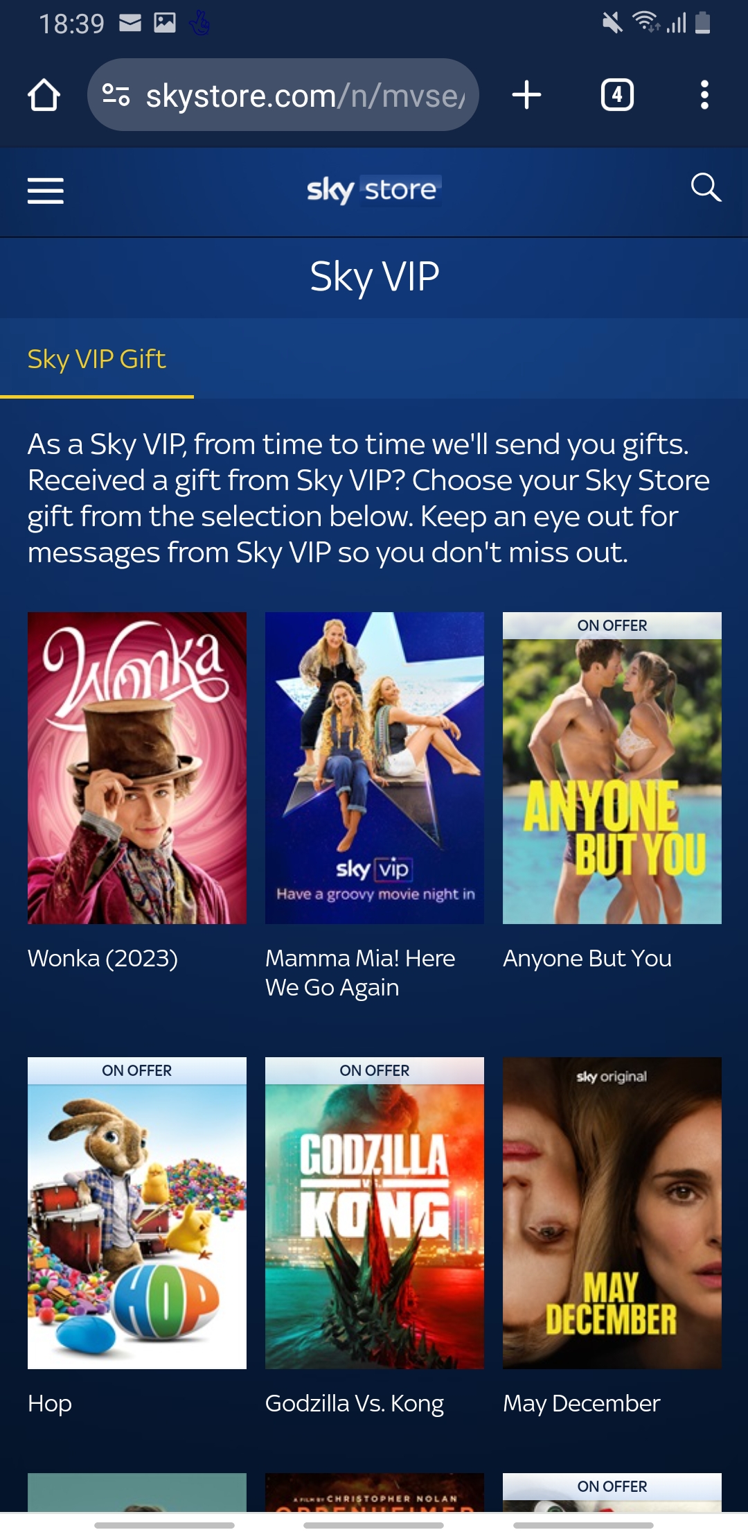 Sky Rewards - Mamma Mia Here We Go Again offer | Sky Community